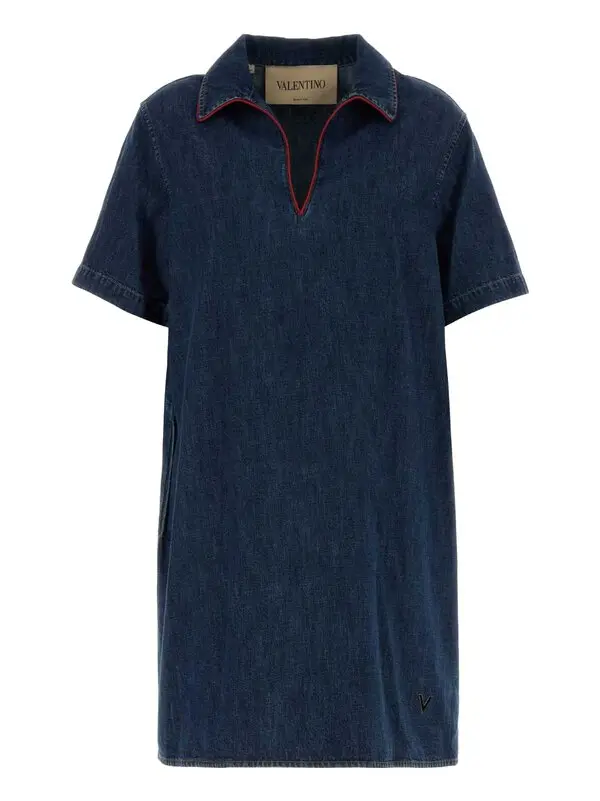 Valentino Garavani Denim Dress - Blue