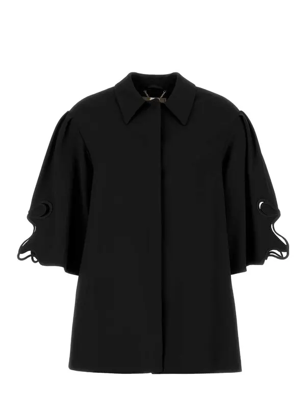 Blumarine Cady Oversize Blazer - Black