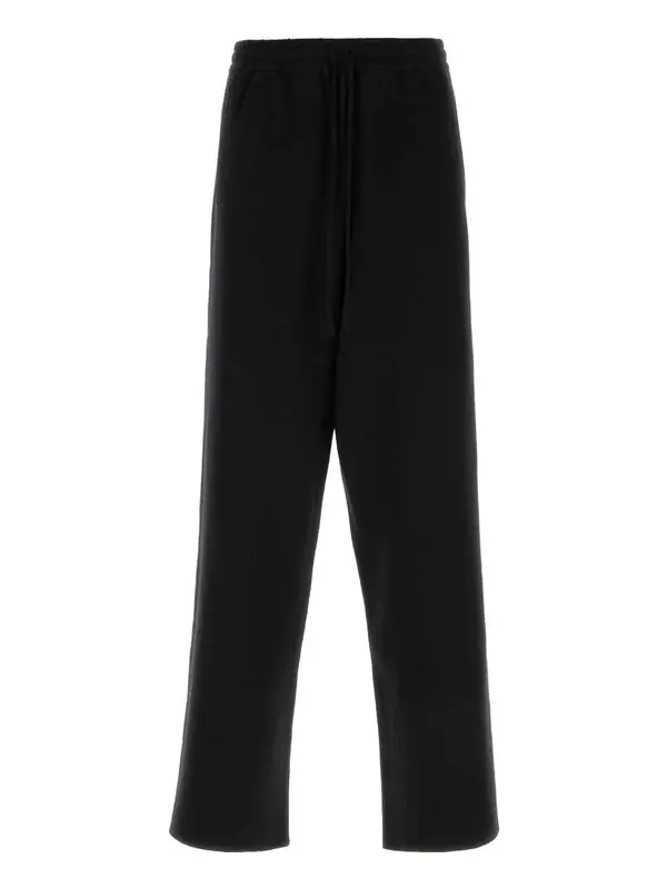 Fendi Stretch Cashmere Blend Joggers - Black