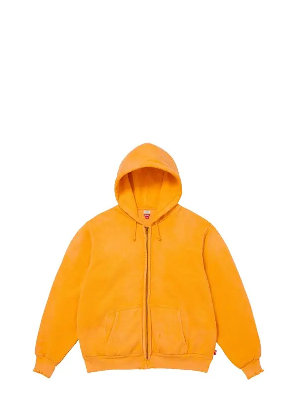 Supreme X A.presse Vintage Zip Up Hooded Sweatshirt - Yellow
