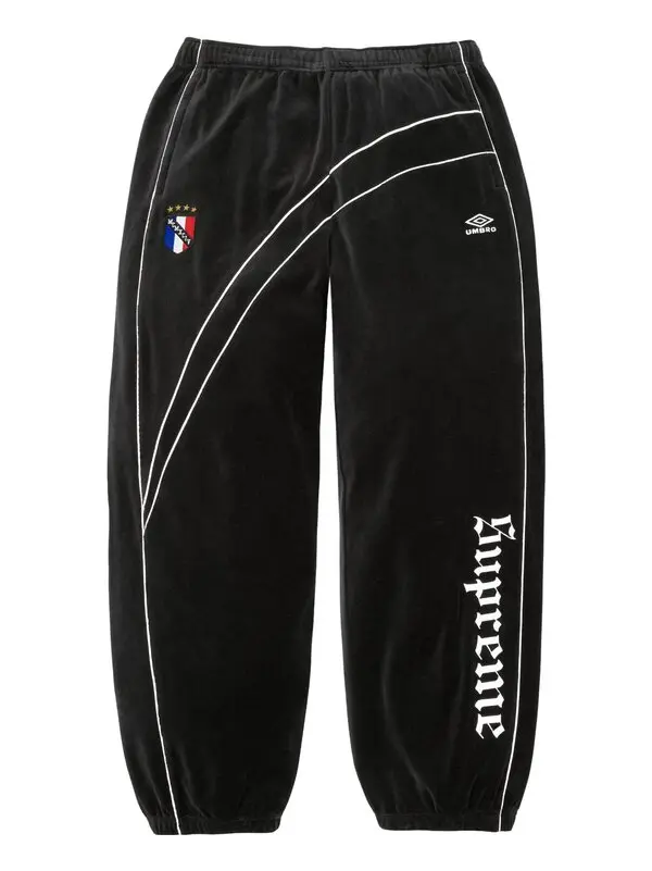 Supreme X Umbro Velour Track Pant - Black