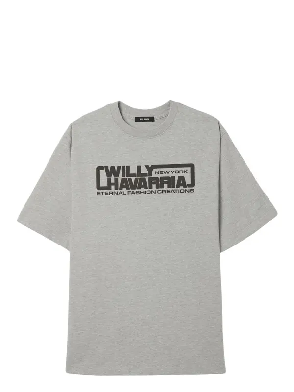 WILLY CHAVARRIA Eternal Fashion Creations Buffalo Tee 'heather - Grey