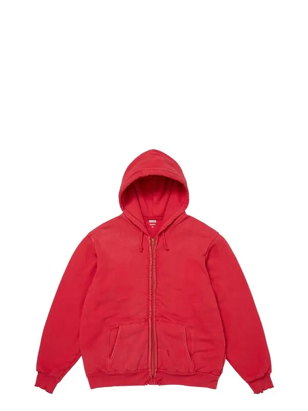 Supreme X A.presse Vintage Zip Up Hooded Sweatshirt - Red