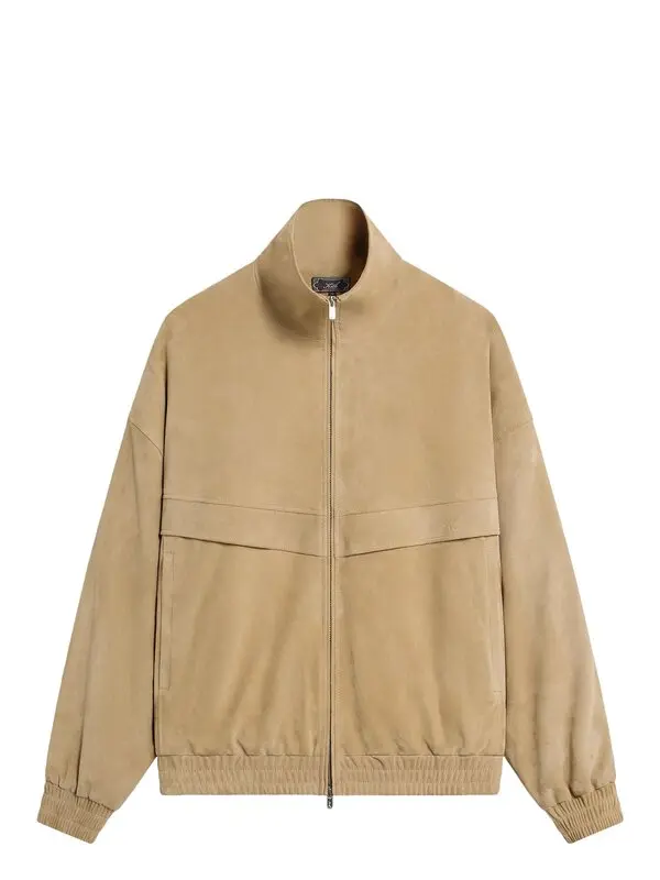 Kith Suede Rhysand Jacket 'butterscotch - Tan