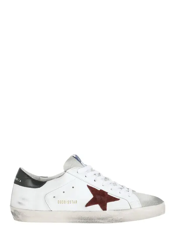 GOLDEN GOOSE Superstar Bordeaux - White