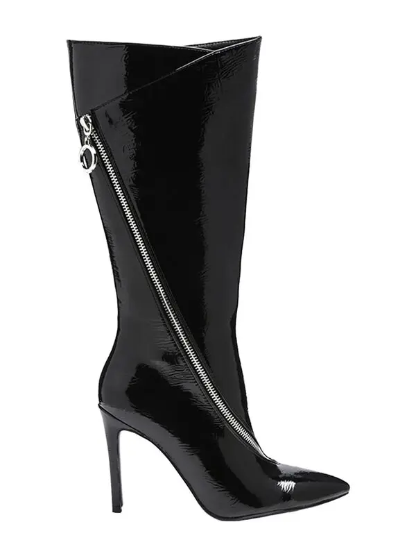 RAG & CO Tsaroh Zip Around Calf Boot In By - Black