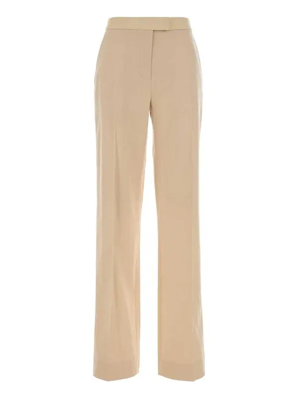 Zimmermann Cream Stretch Wool Pant - Yellow