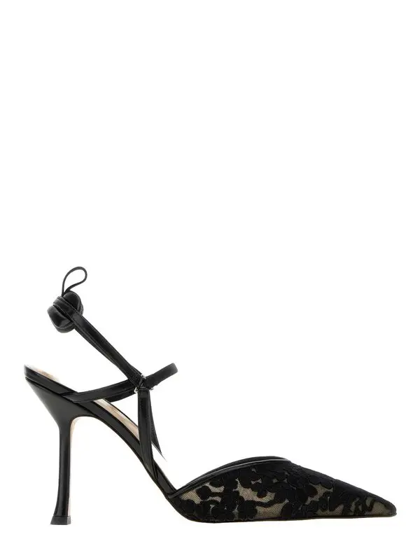 Fendi Lace Very Colibrì Pumps - Black