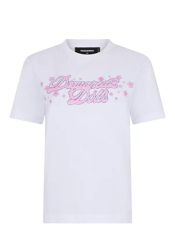 Dsquared2 Dolls Regular Fit T-shirt - White