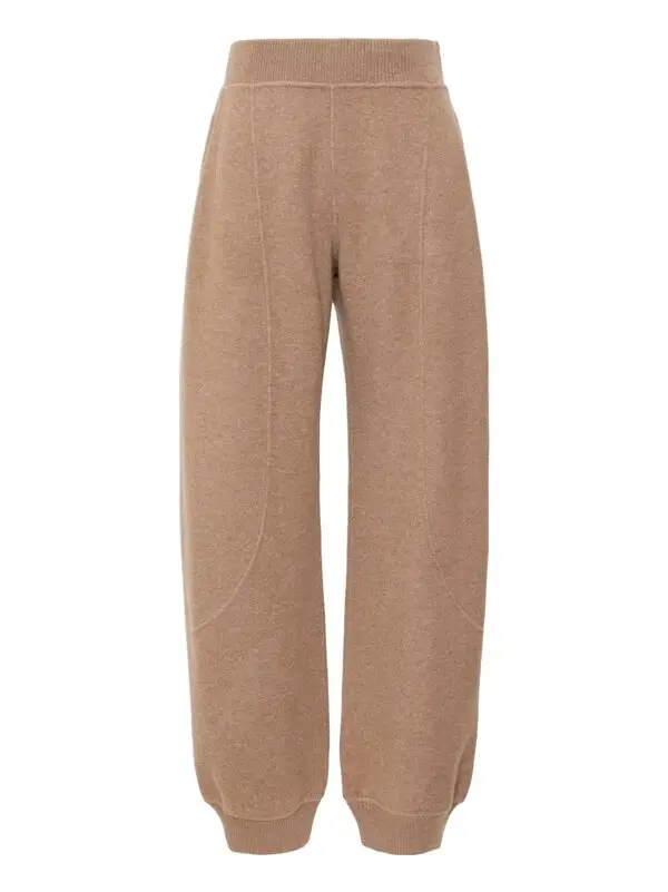 Max Mara Wool And Cashmere Jogging Trousers - Beige