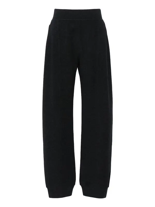 Max Mara Wool And Cashmere Jogging Trousers - Dark Grey