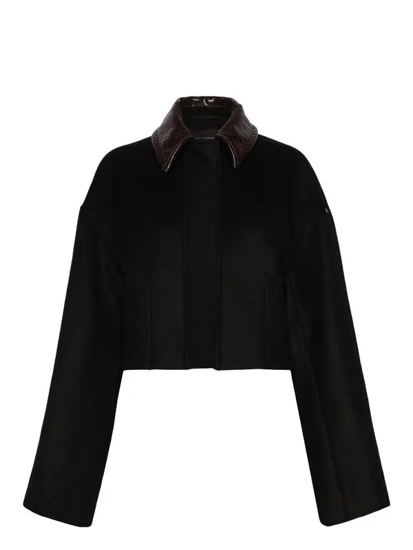 Max Mara Boxy Pure Wool Jacket - Black