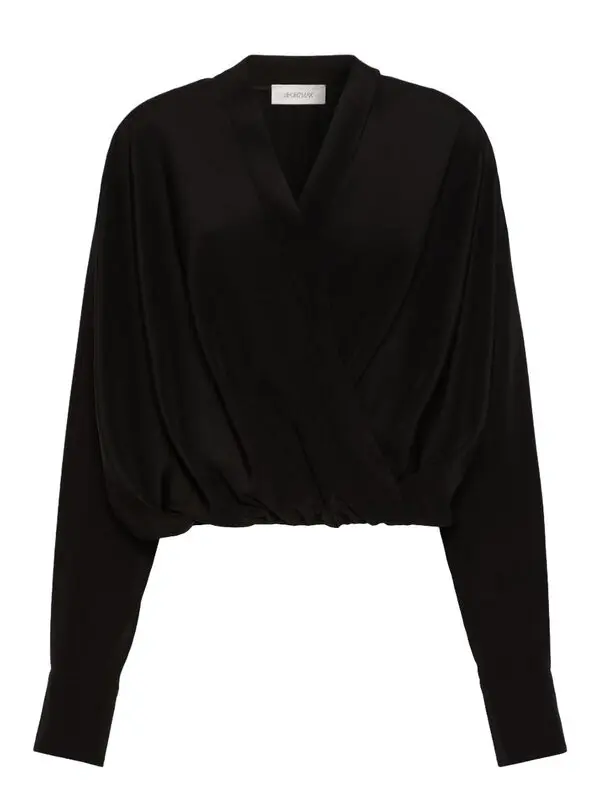 Max Mara Loose-fit Pure Silk Shirt - Black
