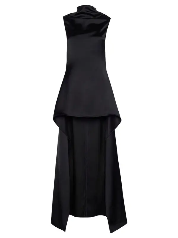 Max Mara Ruffle Dress - Black