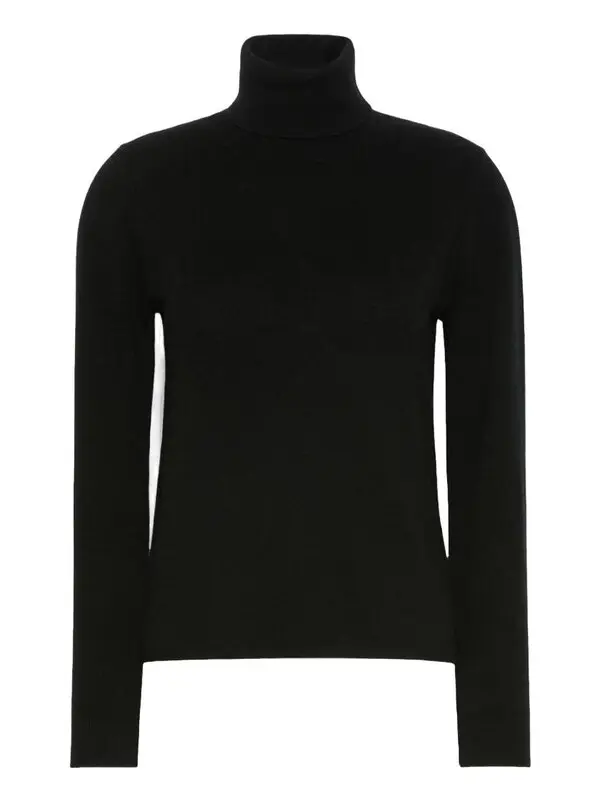 Max Mara Wool And Cashmere Turtleneck Sweater - Black
