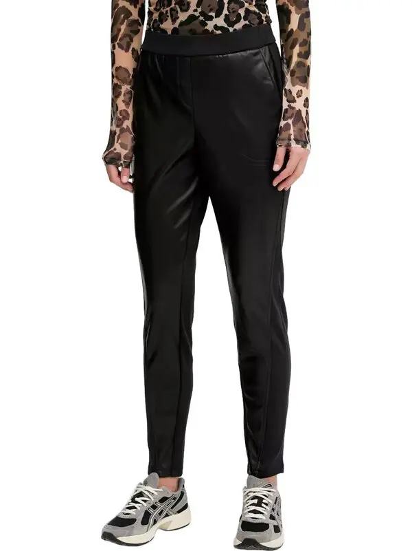 SPORTALM Panelled Logo-patch Trousers - Black