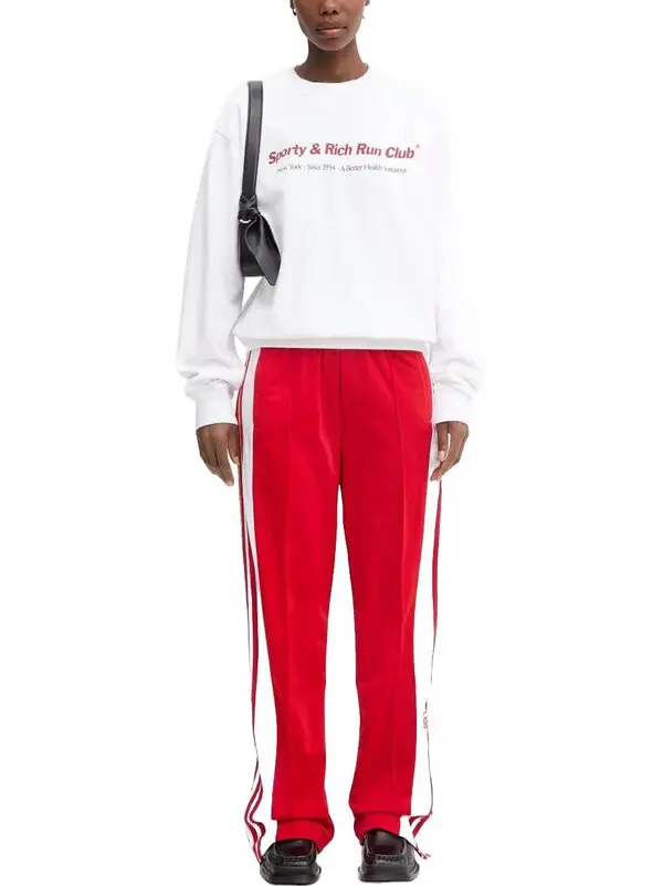 Sporty & Rich Run Club Cotton Sweater - White