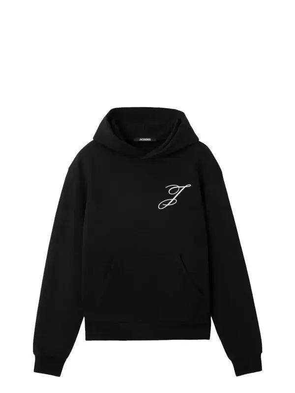 Jacquemus Logo-detail Hoodie - Black