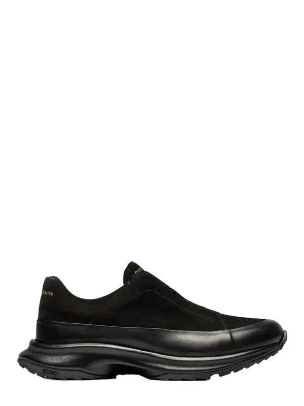 Officine Creative Zodiac 001 Suede Slip-on Sneakers - Black