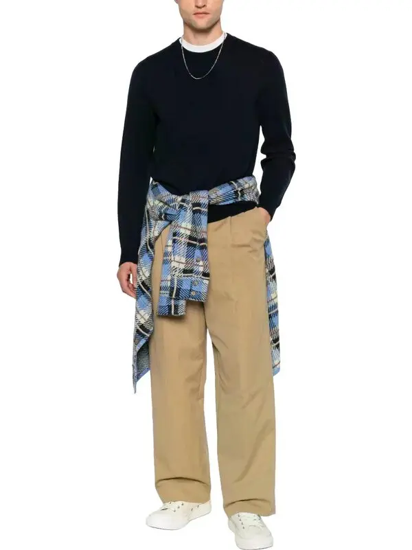 Guest In Residence Allday Crew-neck Long-sleeve Sweater - Blue