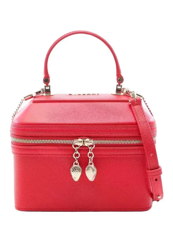 BVLGARI 2010s Serpenti Vanity Bag - Red