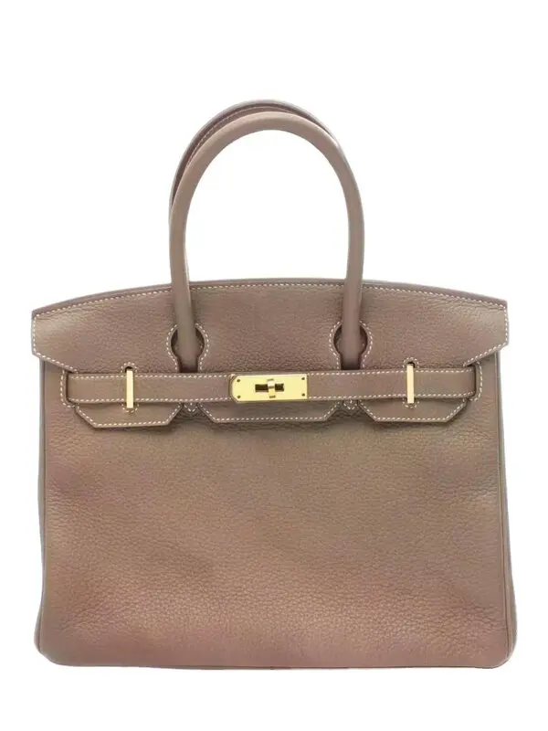 Hermès 2016 30 Birkin Togo Leather Tote Bag - Brown