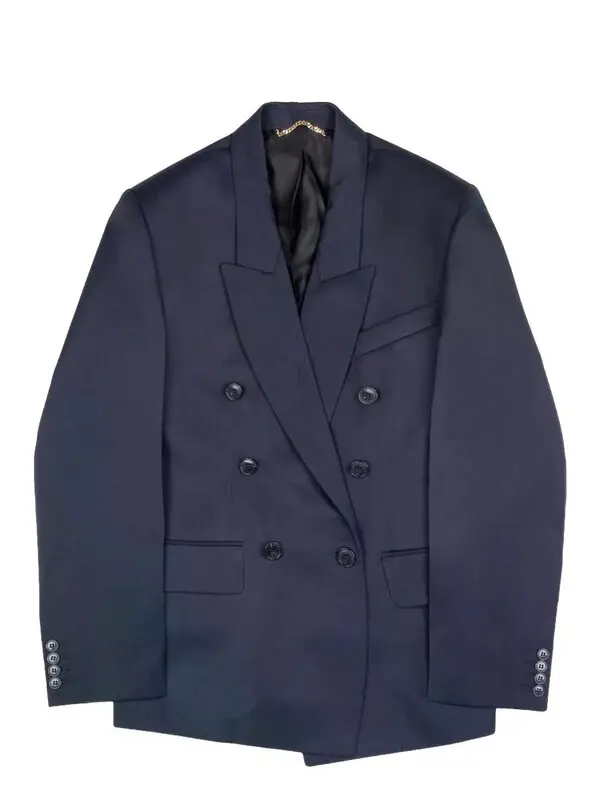 Victoria Beckham Double-breasted Tailored Jacket - Blue