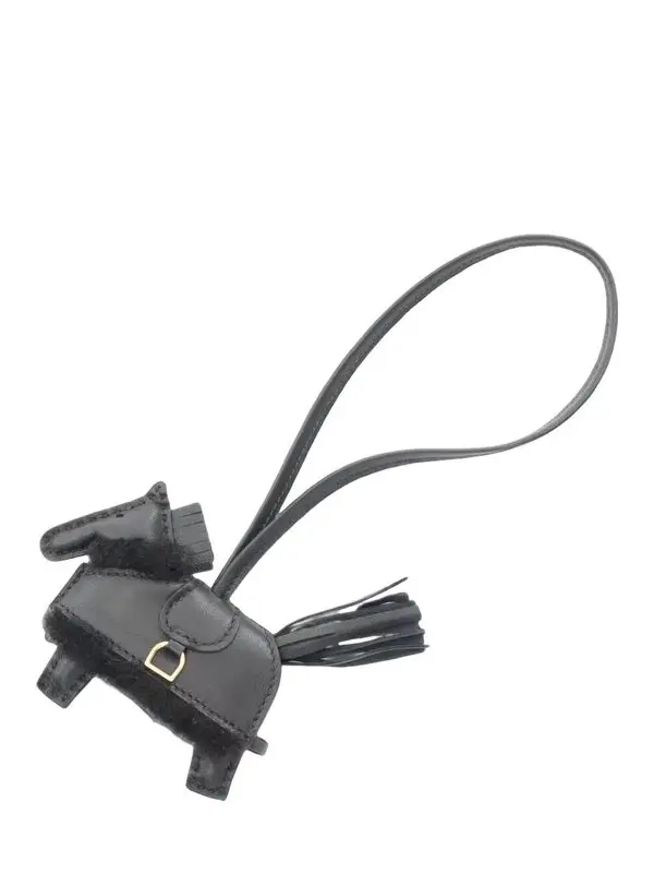 Hermès 2025 Pm Rodeo Bag Charm - Black
