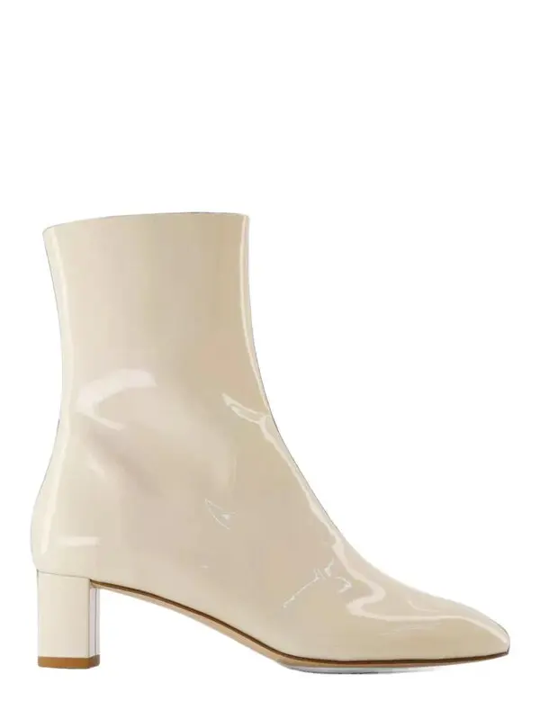 AeydĒ Millie Patent-finish Ankle Boots - Neutrals