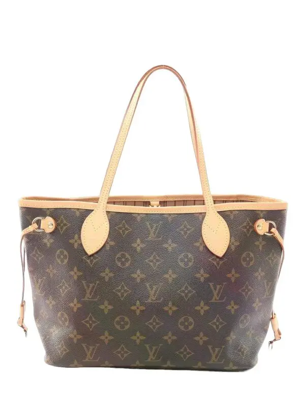 LOUIS VUITTON Pm 2007 Neverfull Monogram Tote Bag - Brown