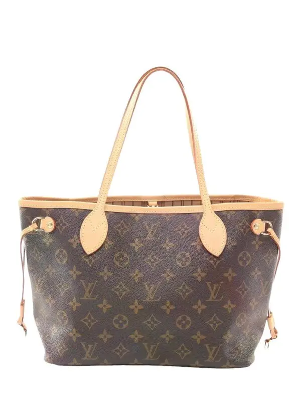 LOUIS VUITTON Pm 2007 Neverfull Monogram Tote Bag - Brown