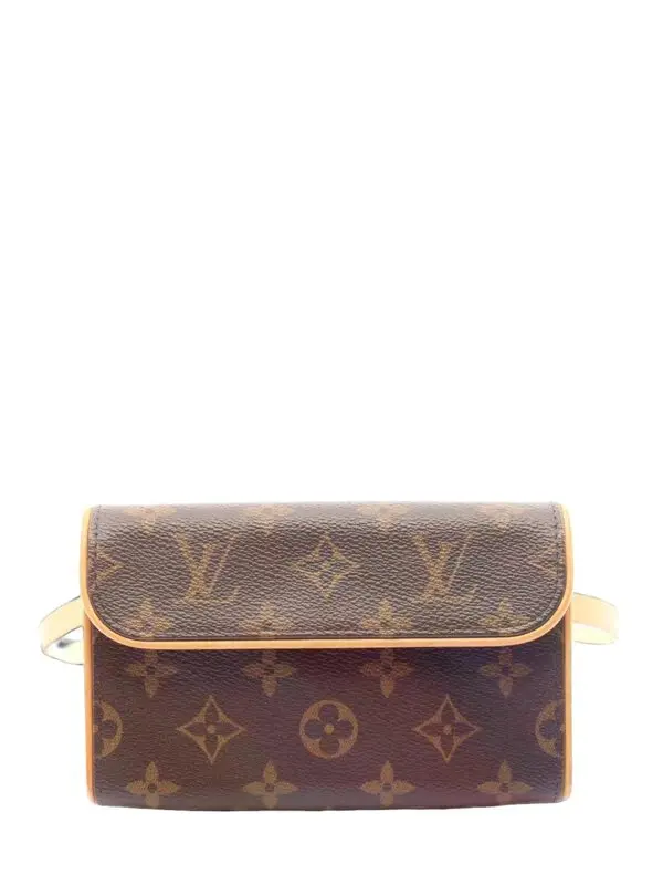 LOUIS VUITTON 2004 Pochette Florentine Monogram Belt Bag - Brown
