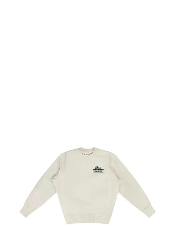 Aimé Leon Dore Unisphere Crewneck Sweatshirt - White