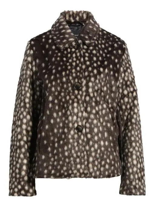 Bernardo Faux Fur Short Jacket - Bambi
