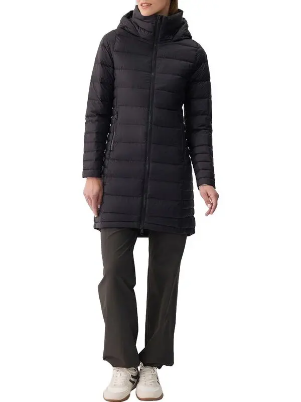 LOLE Clara Water Repellent 650 Fill Power Down Puffer Jacket - Black