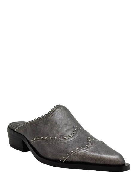 SHU SHOP Tucson Faux Leather Mule - Grey