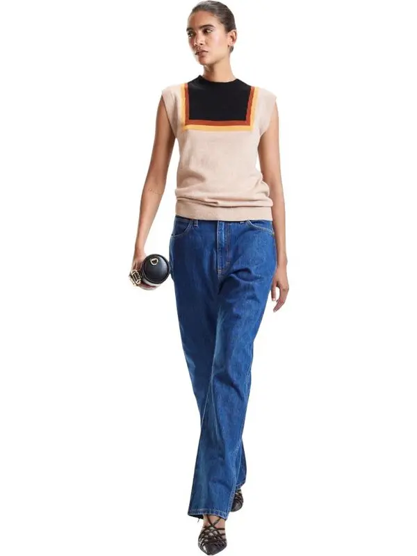 Cynthia Rowley Eastport Sleeveless Knit Pullover - Brown