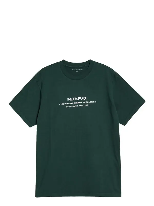 MUSEUM OF PEACE & QUIET Wellness Co. Crewneck T-shirt - Pine