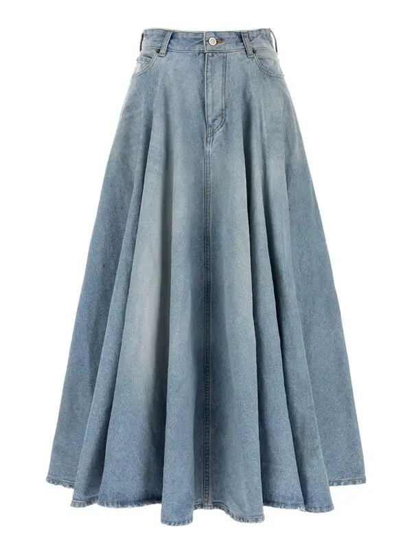 Balenciaga Denim Skirt - Blue