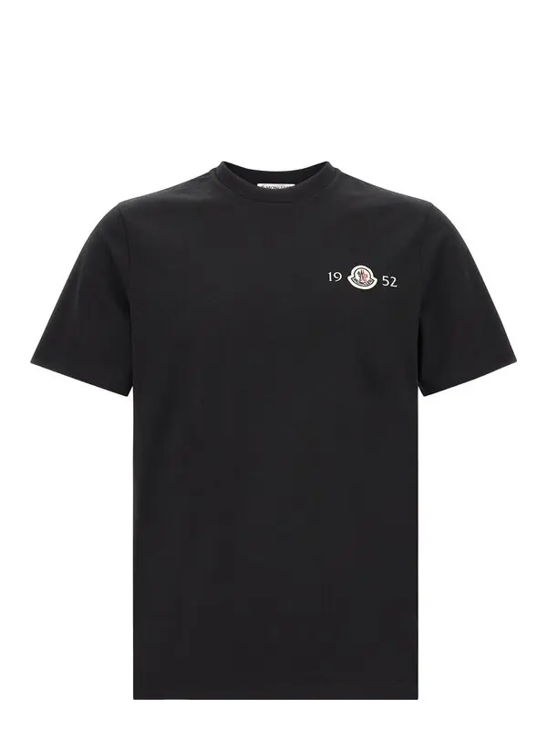 Moncler Logo Patch T-shirt - Black