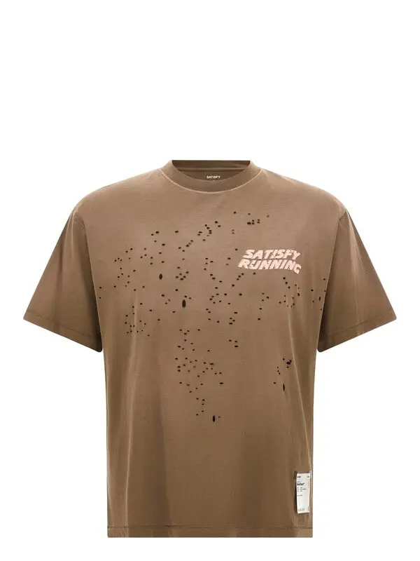 Satisfy Mothtech' T-shirt - Brown