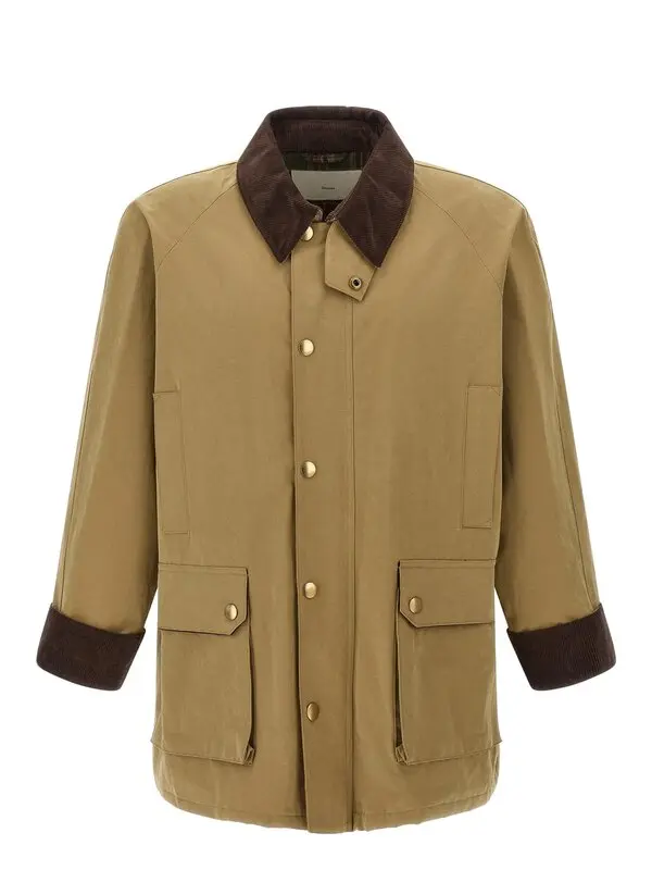 DUNST Waxed Cotton Jacket - Beige