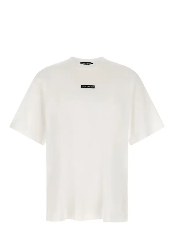 Dolce & Gabbana Logo Patch T-shirt - White