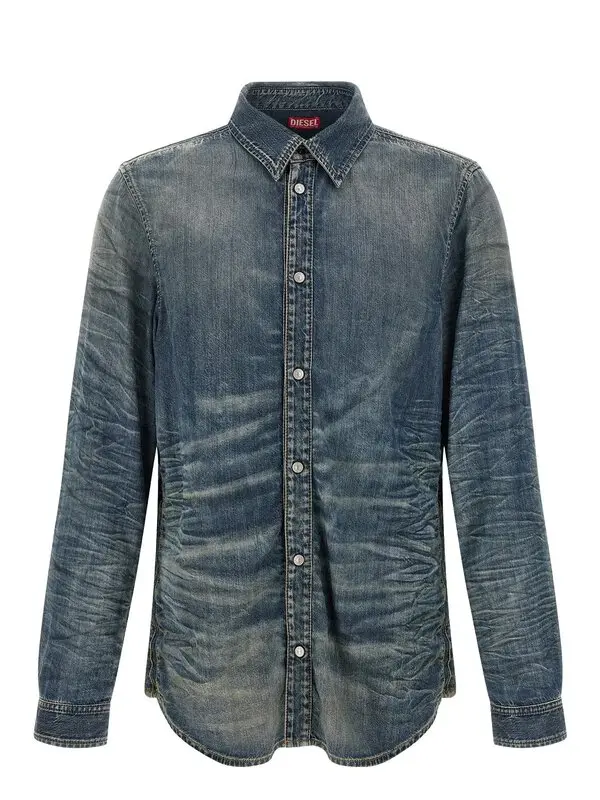 DIESEL® D-synar-fsj4' Shirt - Blue