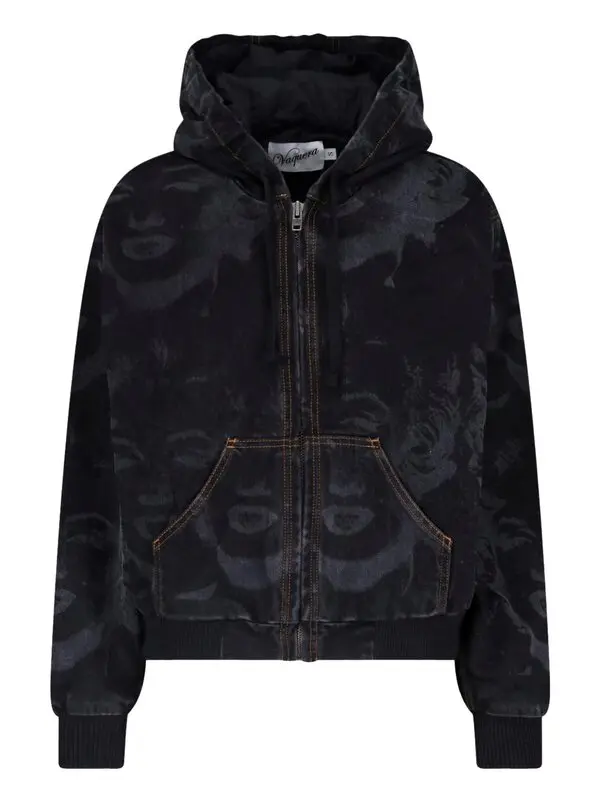 Vaquera Denim Jacket "marilyn Workwear - Black