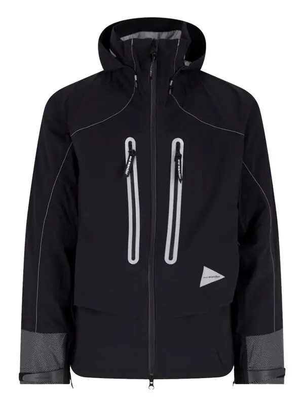 AND WANDER Waterproof Jacket "pertex® Shield - Black