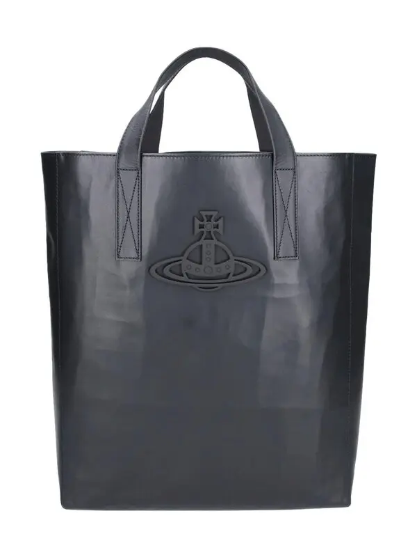 VIVIENNE WESTWOOD Tote Bag "sarah - Black
