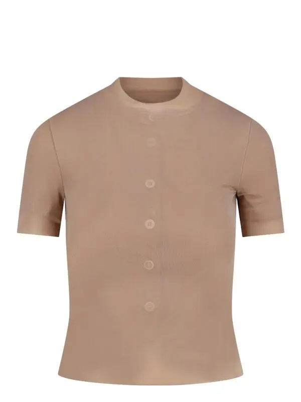 MAISON MARGIELA Cupro T-shirt - Pink