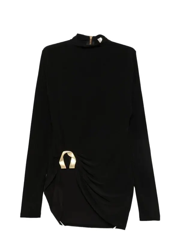 Aje Luma Hardware Jersey Top - Black