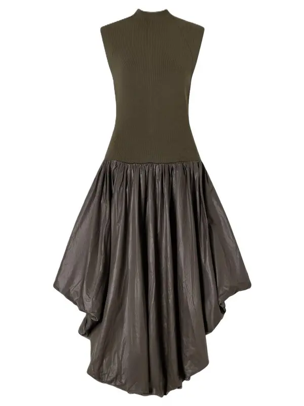 Aje Venetia Knit Midi Dress - Green